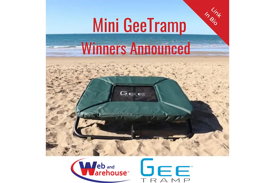 Mini GeeTramp Trampoline - Competition Winners - Web and Warehouse